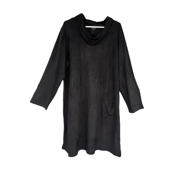 Toofan | Dresses | Toofan Faux Ultra Suede Cowl Dress Nwt | Poshmark